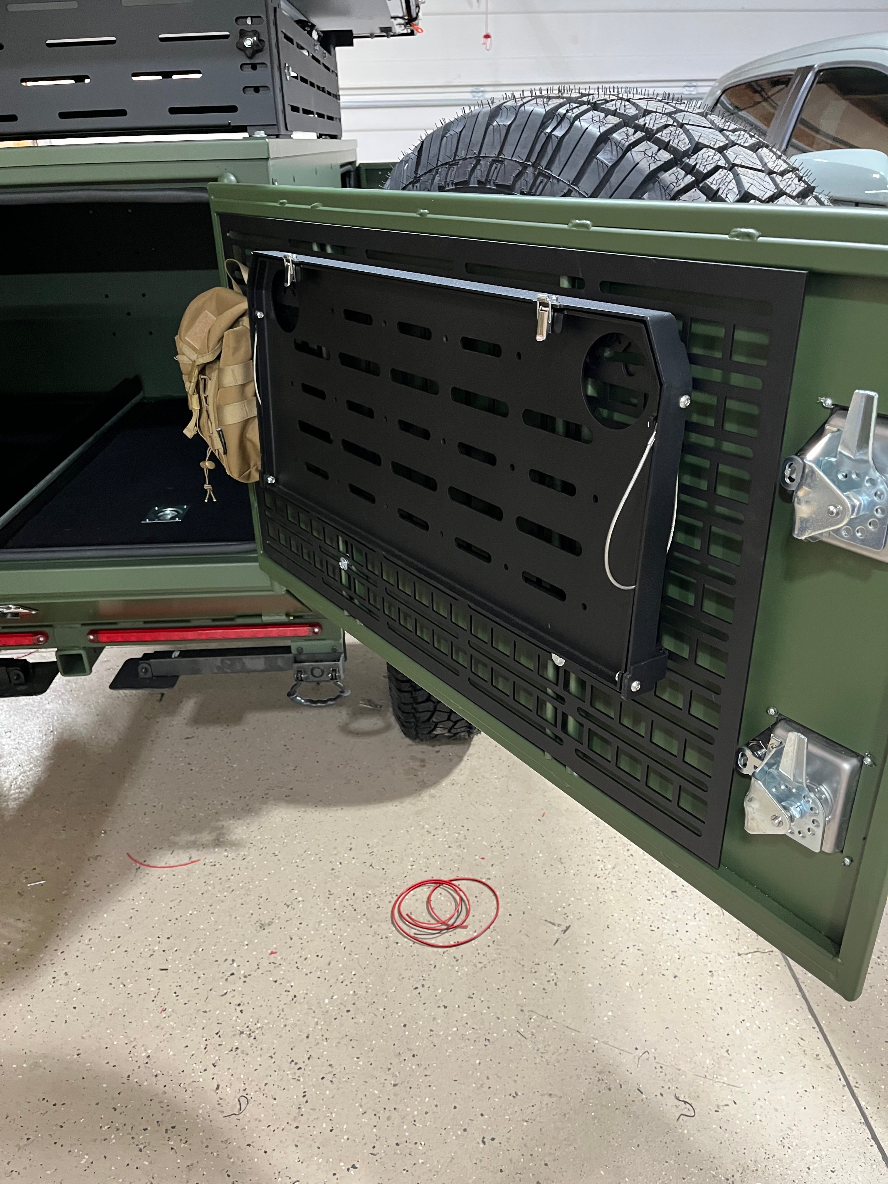 Rear-Door Fold-Down Table – Warhorse Overland